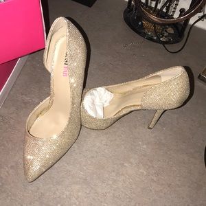 Shoe Dazzle | Shoes | Shimmer Pointy Toe Heels | Poshmark